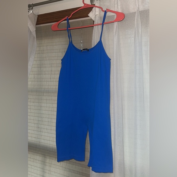 Zara | Shorts | Deep Blue Zara Bodysuit | Poshmark